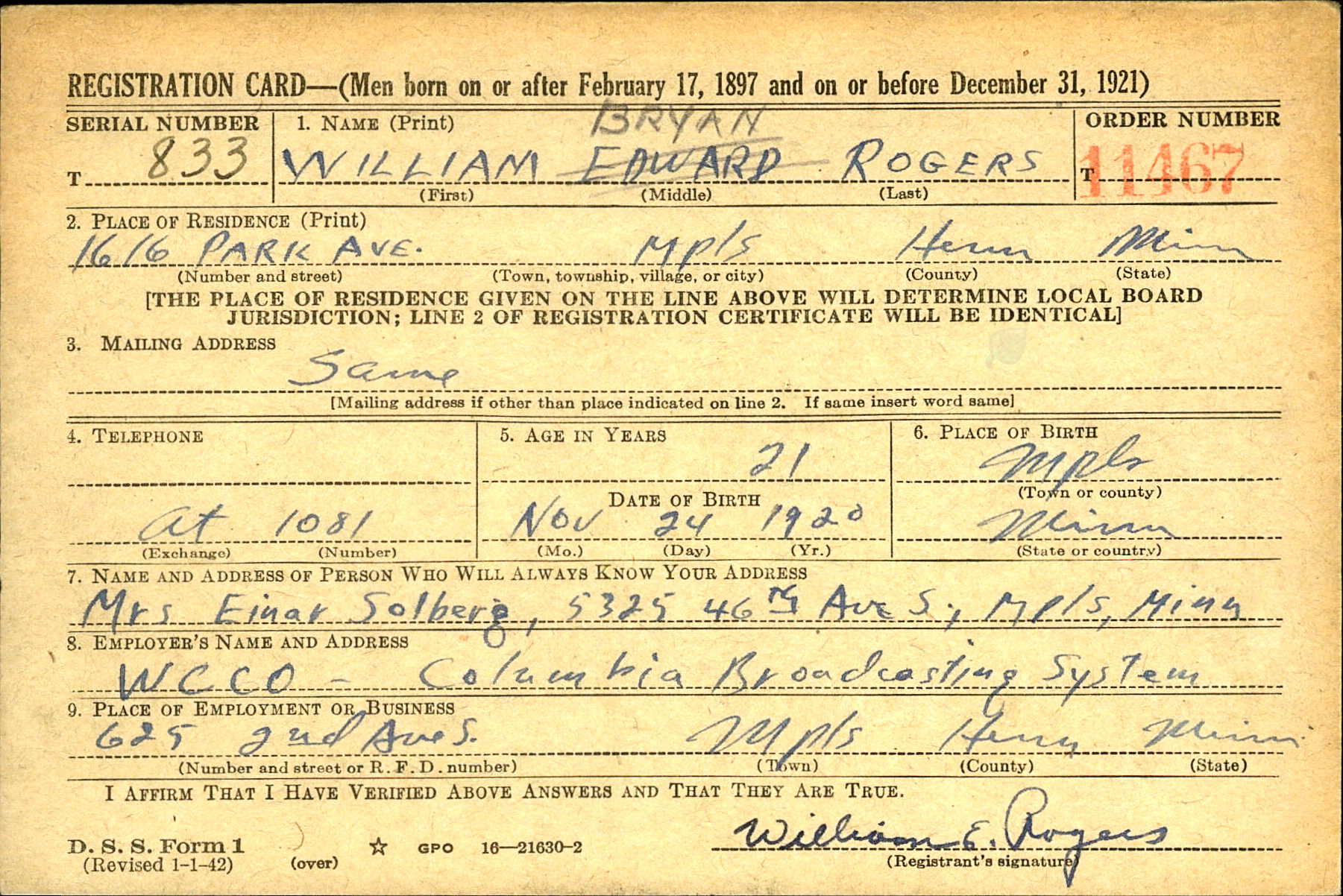 William Rogers – Edison Heroes