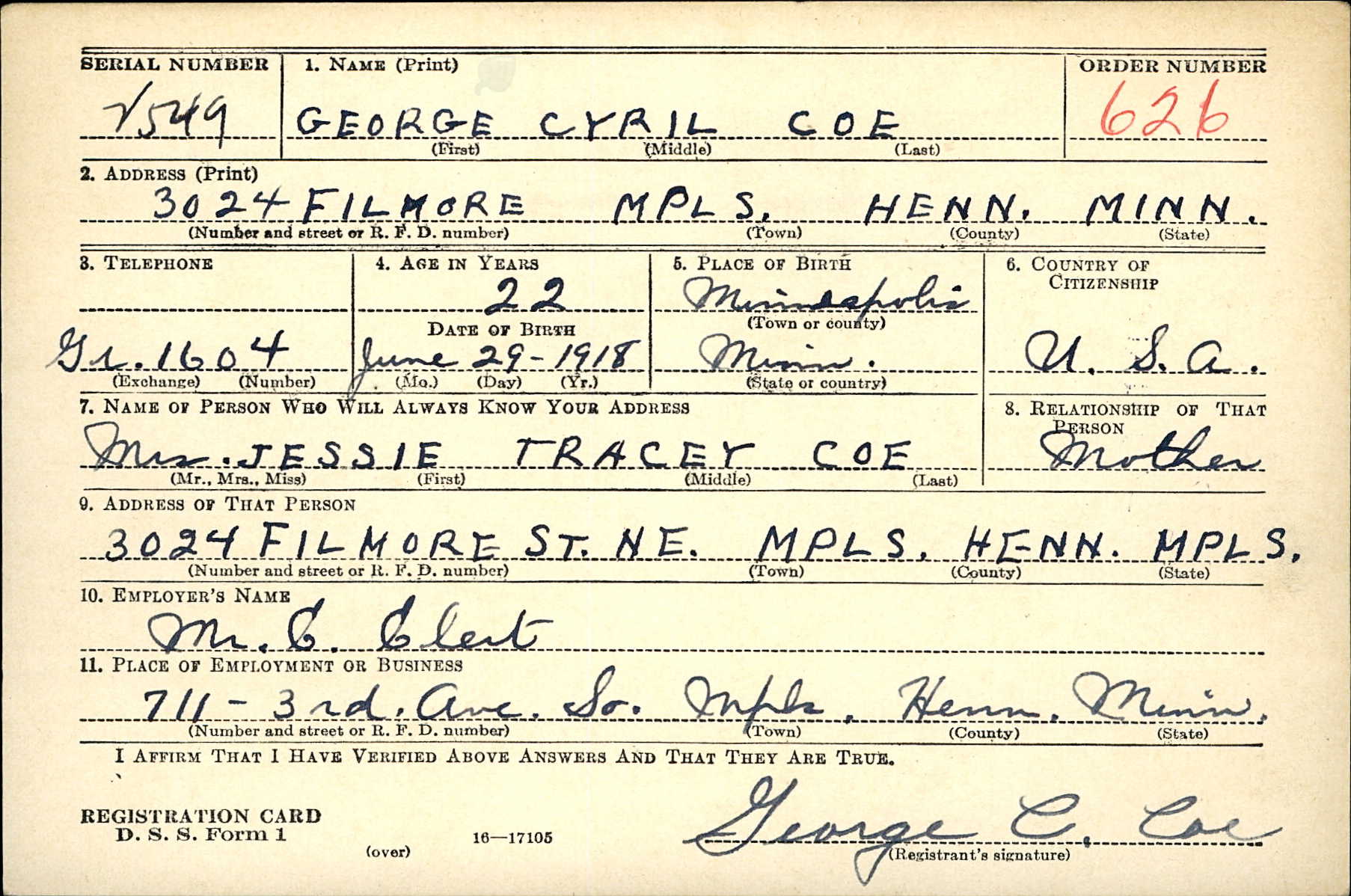 George Coe – Edison Heroes